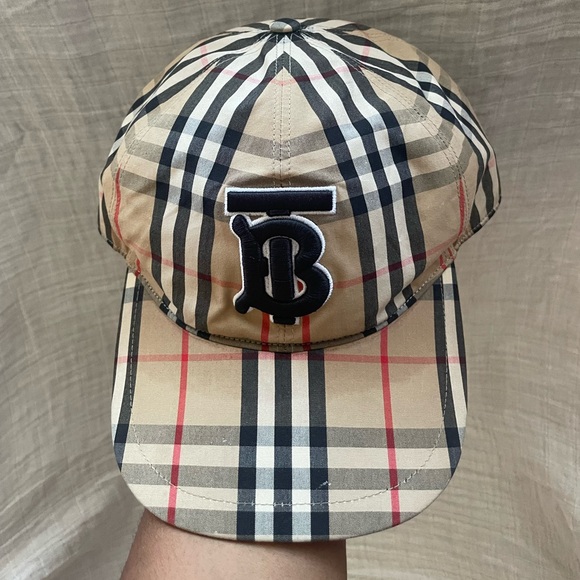 Burberry | Accessories | Burberry Tb Check Baseball Cap | Poshmark